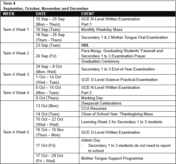 School Calendar